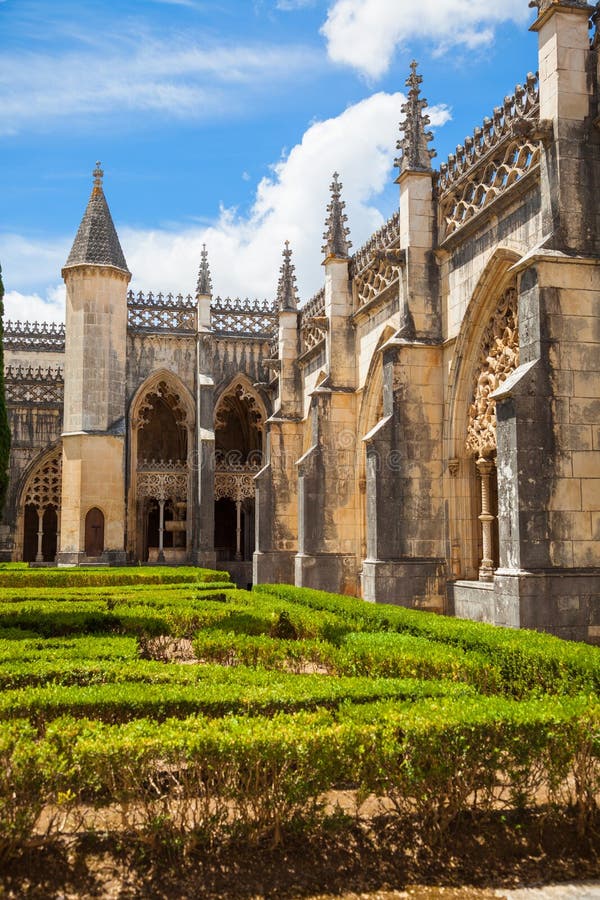 Detail of Batalha Monastery, Portugal Stock Image - Image of century ...