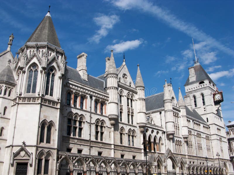 Royal Courts of Justice stock image. Image of justice - 9229861