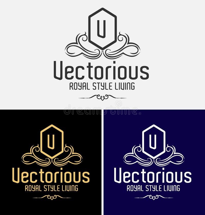 Royal Crest Logo stock vector. Illustration of majesty - 84953598