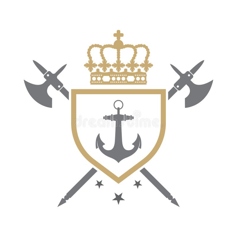 Anchor Crest Stock Illustrations – 257 Anchor Crest Stock Illustrations ...