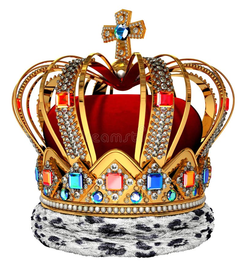 Royal crown stock illustration. Illustration of golden - 11644454