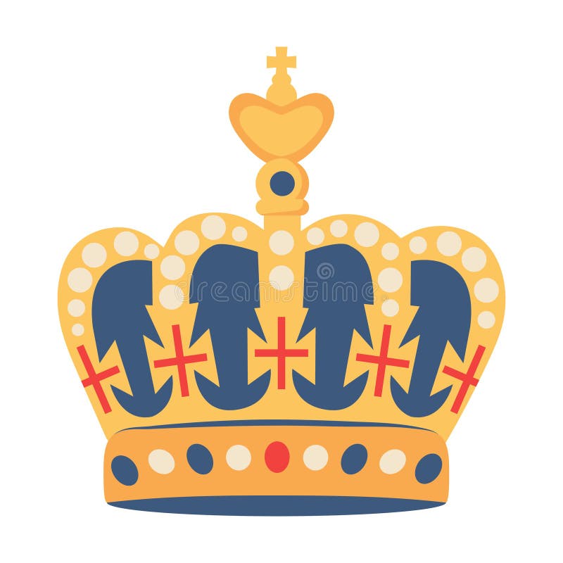 Royal Crown. British Imperial Crown Icon Stock Vector - Illustration of ...