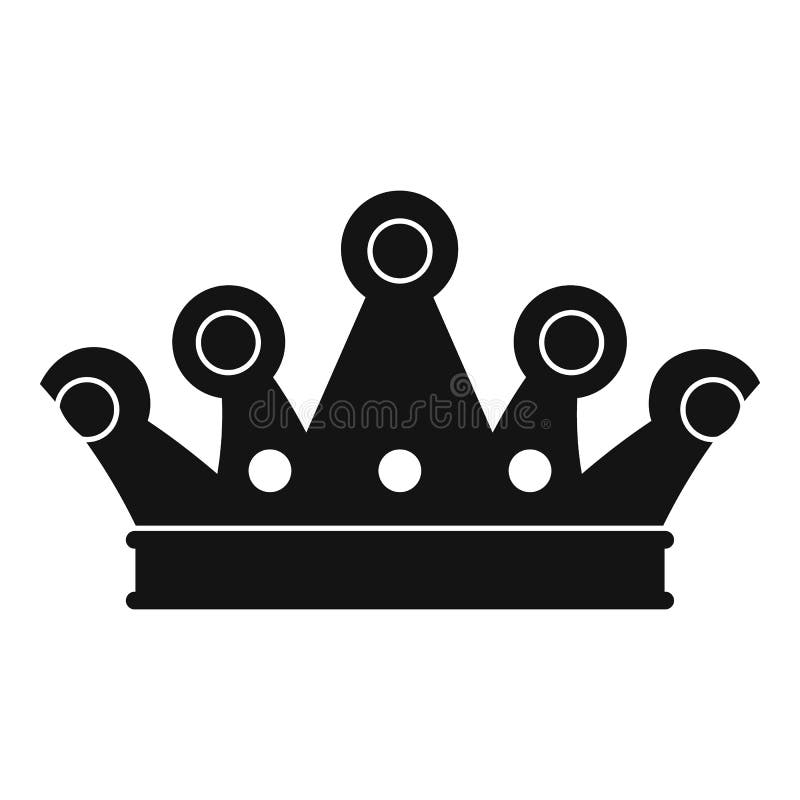 Royal Crown Icon, Simple Style Stock Vector - Illustration of royalty ...