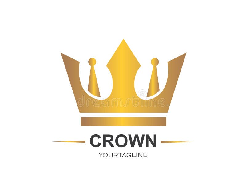 Royal Crown Logo Icon Vector Illustration Stock Vector - Illustration ...