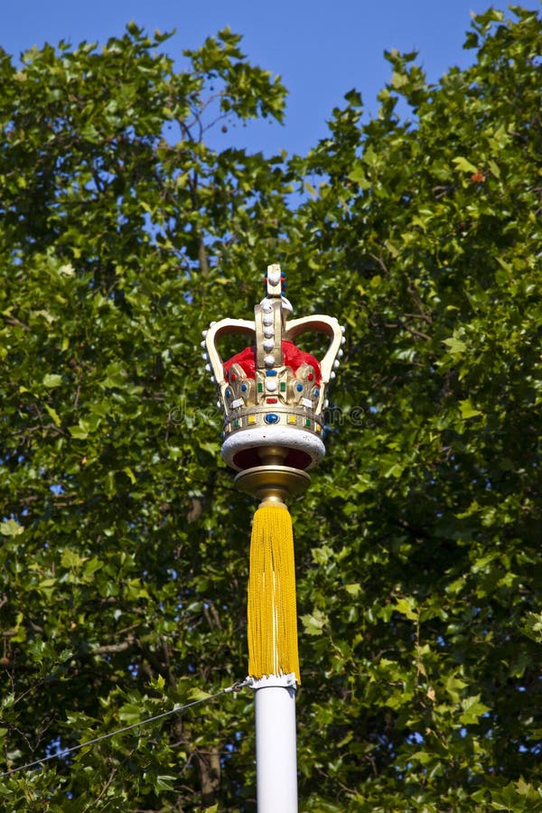 Royal Crown in London stock photo. Image of landmark - 32204200