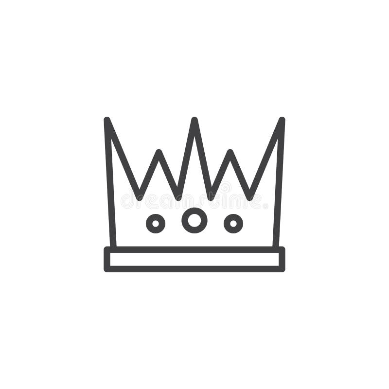 Royal crown outline icon stock vector. Illustration of queen - 117862023 Royal crown outline icon stock vector. Illustration of queen - 117862023