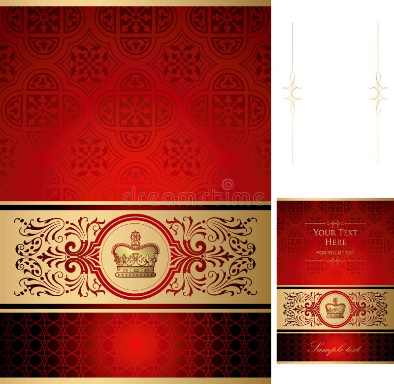 Royal Design Background stock vector. Illustration of menu - 13678764