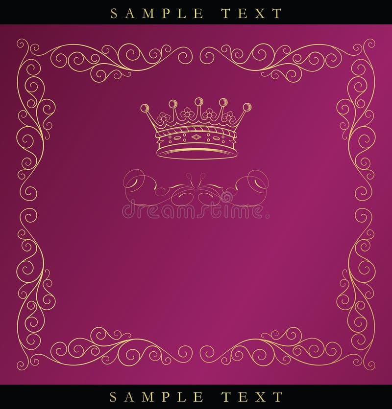 Royal Design Elements Vector Stock Vector - Illustration of icon ...