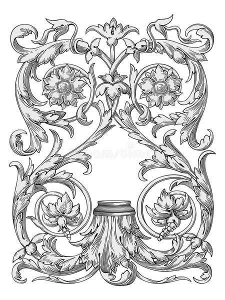 Royal Design Elements Vector Stock Vector - Illustration of floral ...