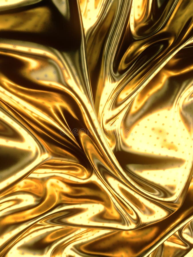 Royal Design Template of Gold Shiny Fabric with a Pattern Shiny Circles ...