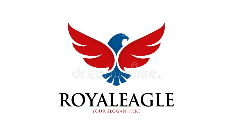 Royal Eagle Logo stock vector. Illustration of bird, adjusted - 92685078