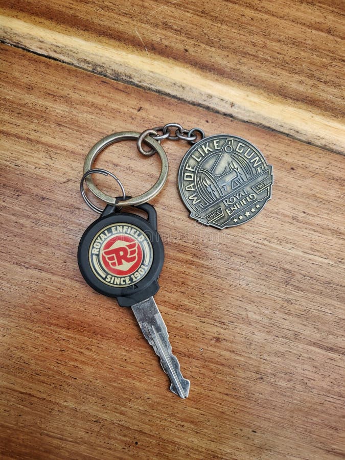 A Royal Enfield Motorcycle Key Editorial Image - Image of background ...