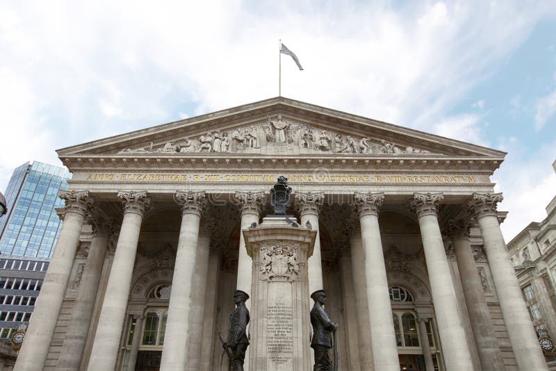 Royal exchange stock photo. Image of landmarks, interest - 33646476