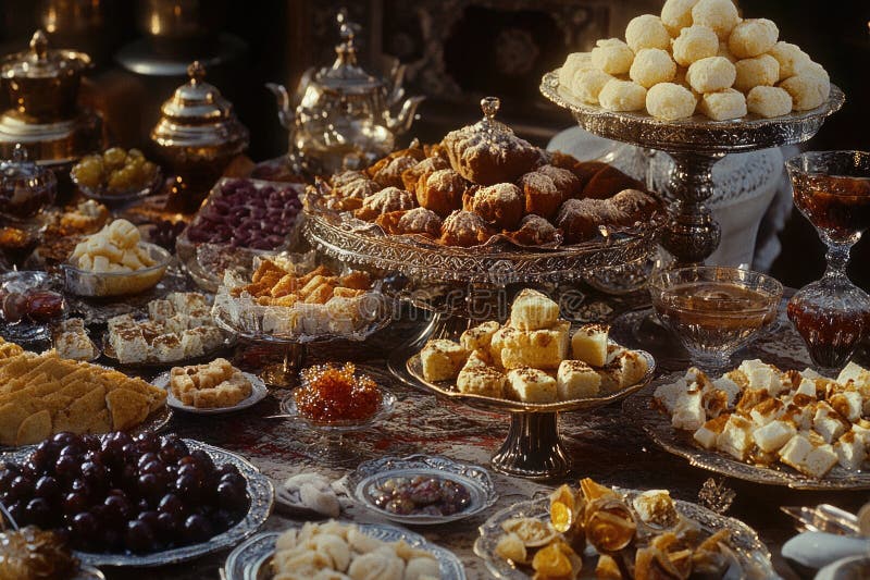 Royal Feast stock photo. Image of elegance, royal, tableau - 361114162