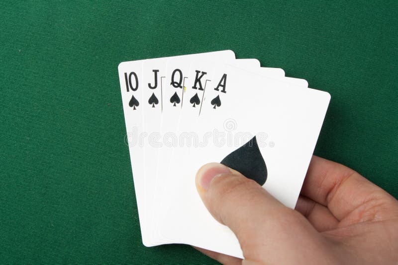 Royal flush stock photo. Image of casino, game, royal - 12048736