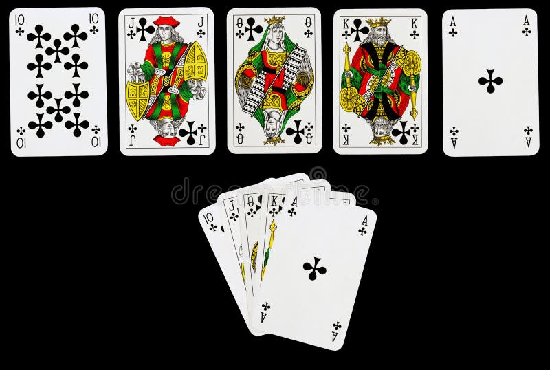 The royal flush stock photo. Image of entertainment, royal - 16536612
