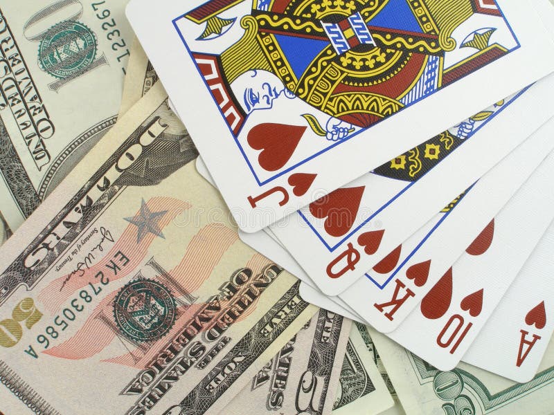 Royal flush stock photo. Image of entertainment, note - 1794796