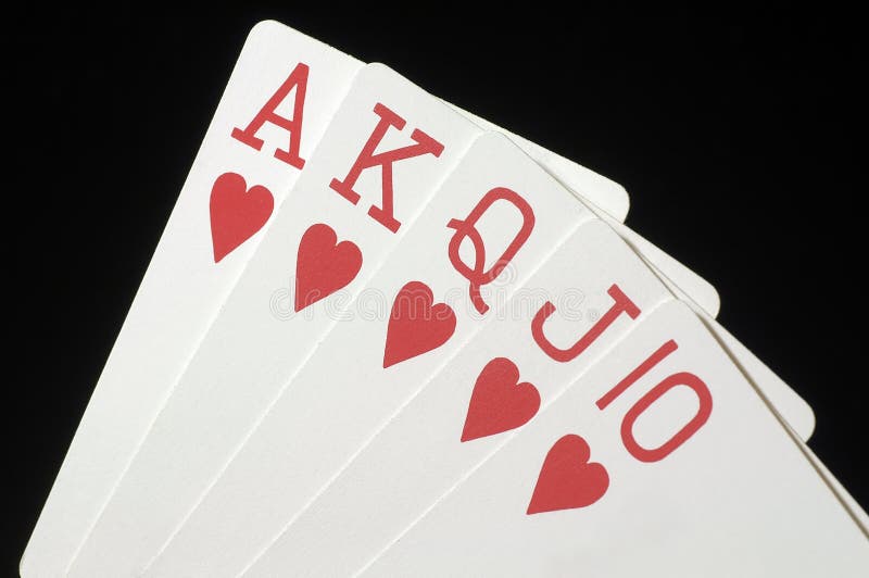 Royal Flush 3 stock photo. Image of poker, strategy, gamble - 161168