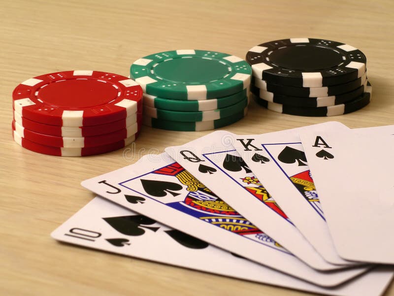 Royal Flush stock photo. Image of chips, casino, king, retro - 141150