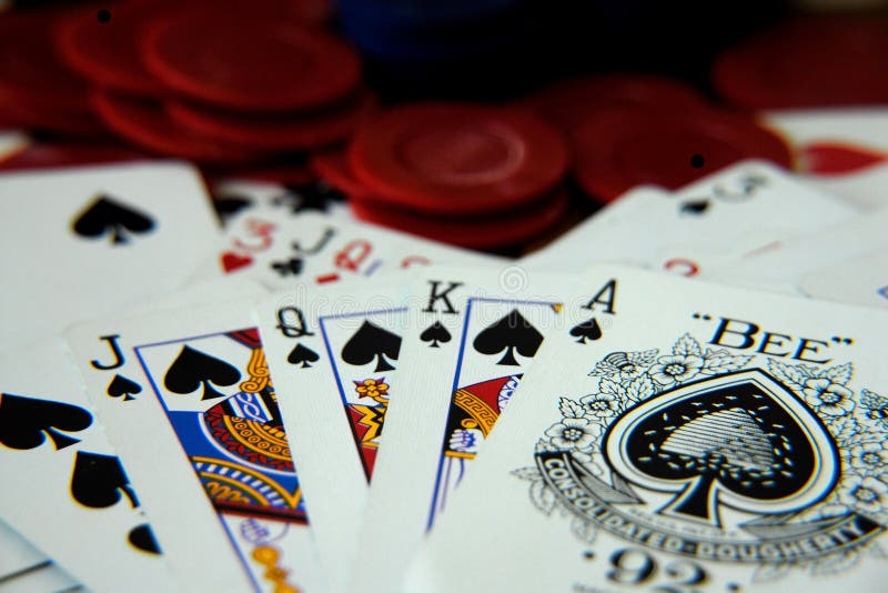 Royal Flush stock photo. Image of gamble, games, king - 5712634