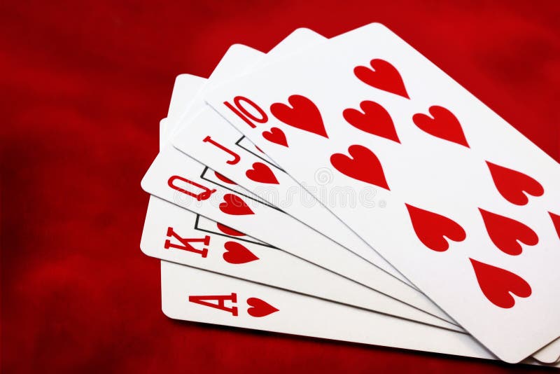 Royal flush! stock photo. Image of leisure, colorful, success - 5552930