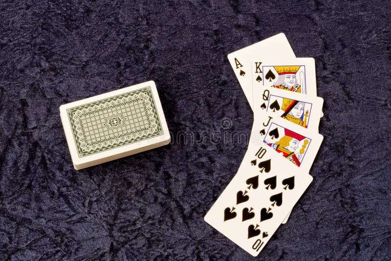 Royal Flush stock image. Image of entertainment, hobby - 35234073