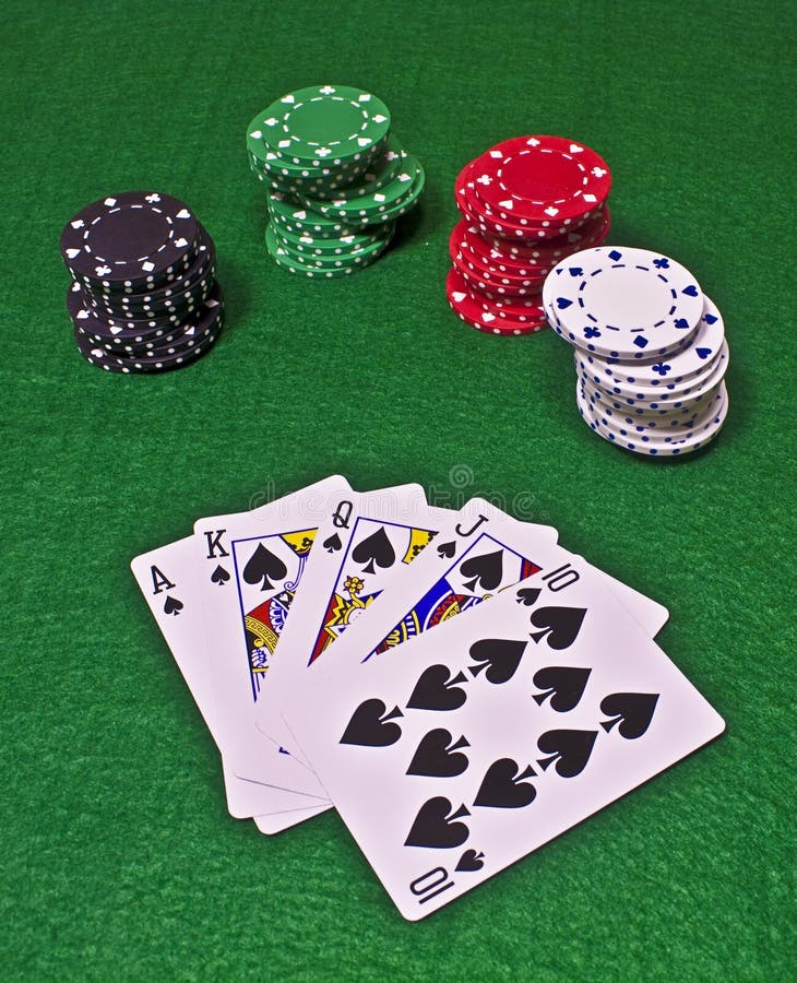 Blackjack Table in Casino with Cards Stock Image - Image of blackjack ...