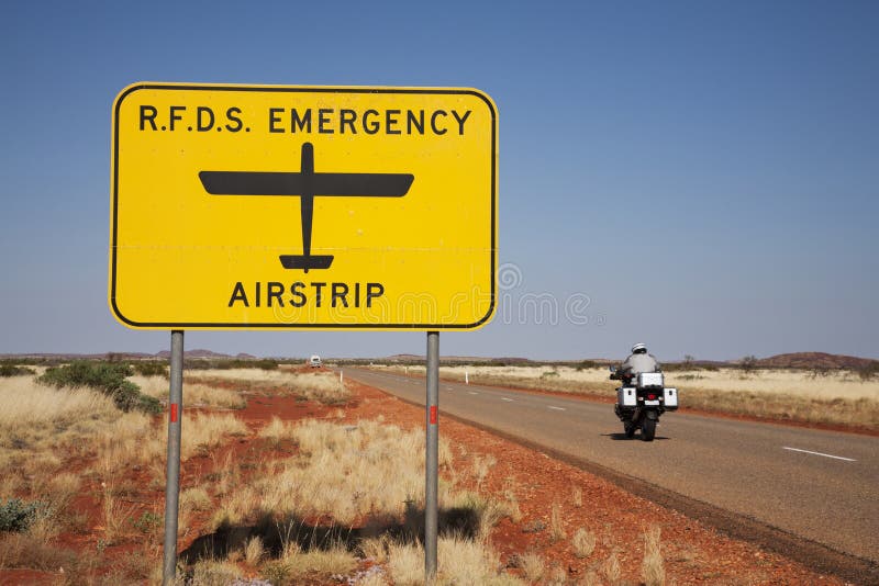 Royal Flying Doctor Sign Outback Australia Stock Image - Image of sign ...
