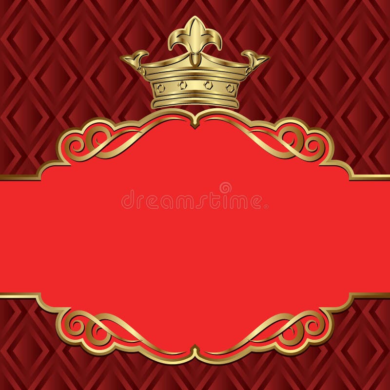 Royal frame stock vector. Illustration of shape, abstract - 47747054