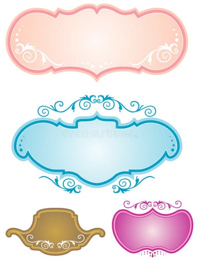 Royal Frame Set stock vector. Illustration of brochure - 18606387