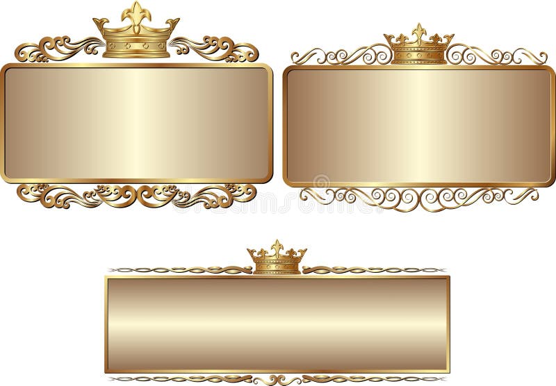 Royal frame stock vector. Illustration of vintage, ornate - 301901671