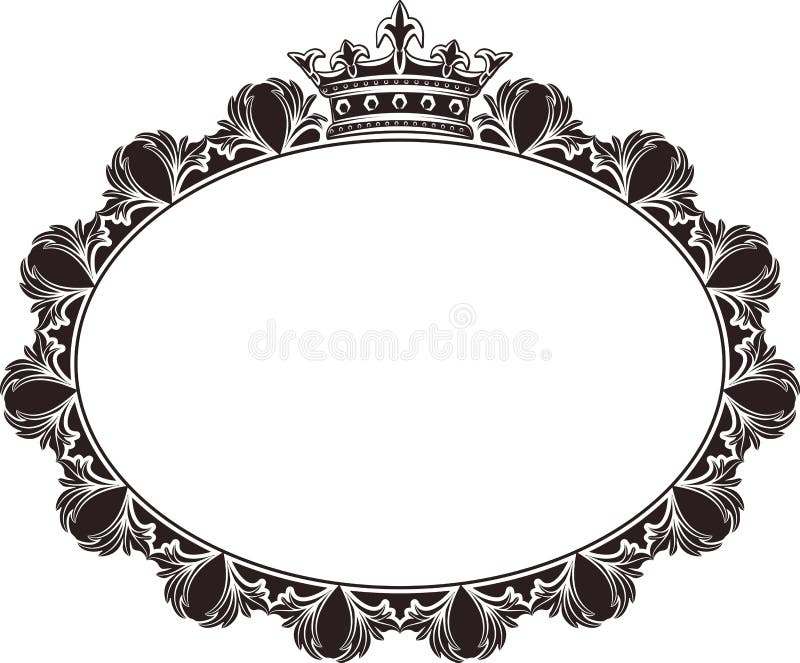 Royal frame stock vector. Illustration of shape, abstract - 47747054