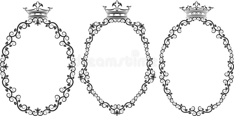 Royal frames stock vector. Illustration of ornament, regal - 35487112