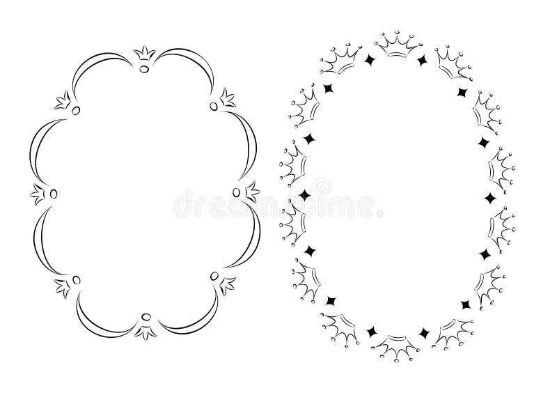 Royal frames stock vector. Illustration of ornament, regal - 35487112