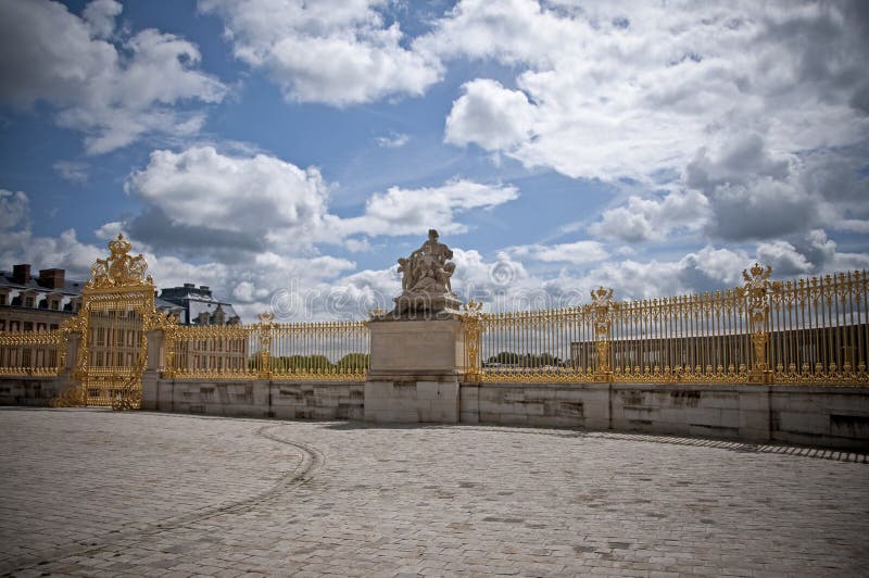 Royal gate stock photo. Image of prince, fence, versailles - 26839614