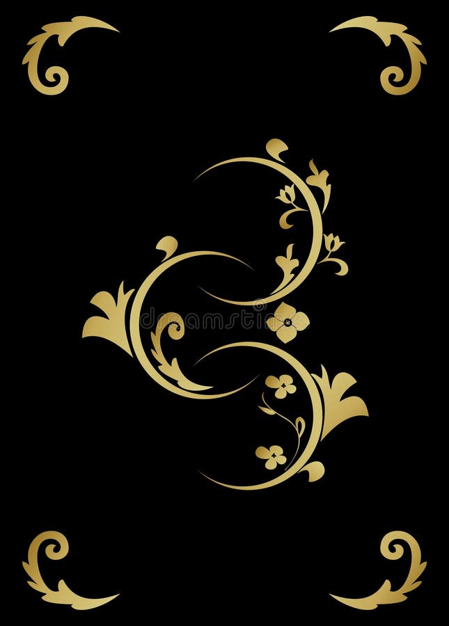 Royal gold pattern stock vector. Illustration of elegance - 12036977