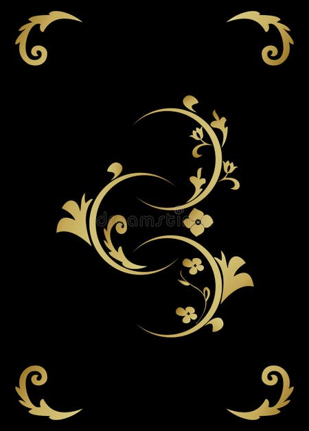 Royal gold pattern stock vector. Illustration of elegance - 12036977