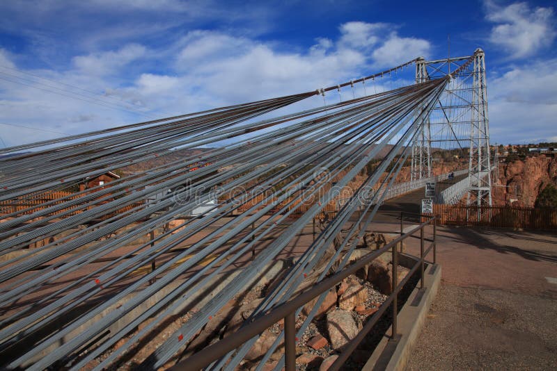 Royal Gorge bridge editorial image. Image of steel, construction - 17673565