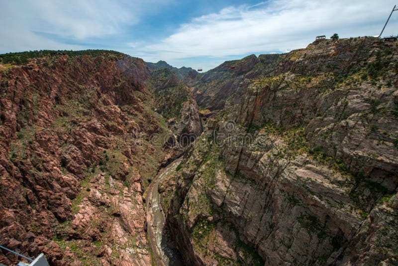 Royal Gorge Canyon stock photo. Image of rock, gorge - 60742156
