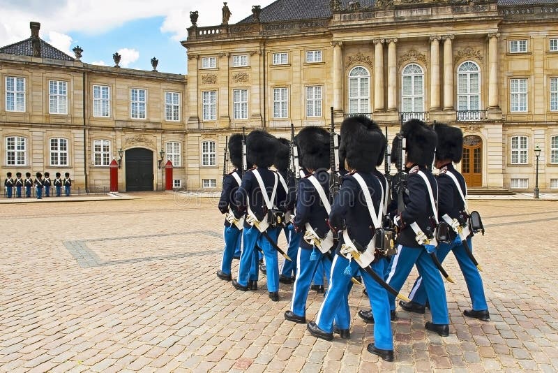 Royal Guard in Copenhagen editorial stock image. Image of history ...