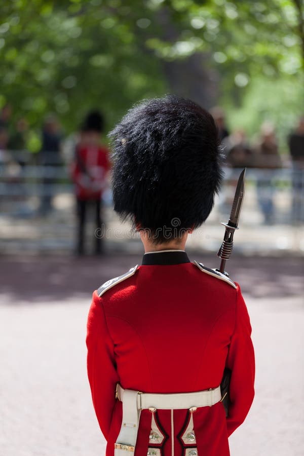 Royal guard with bearskin editorial photo. Image of royal - 45464591