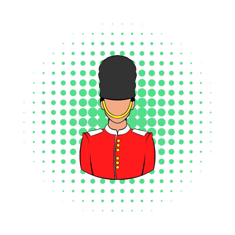 A Royal Guard Icon, Comics Style Stock Vector - Illustration of ...