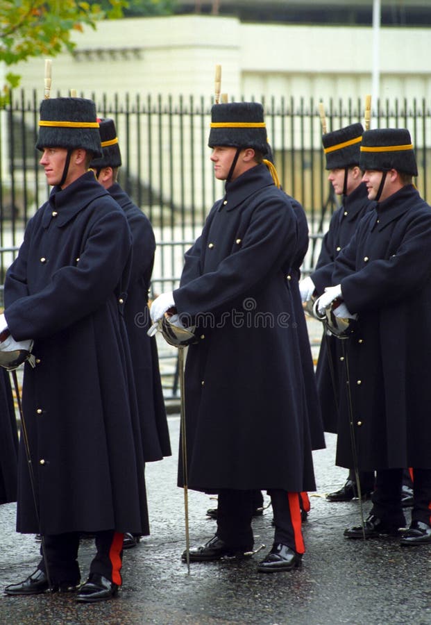 Royal Guards editorial stock image. Image of royal, uniform - 81743749