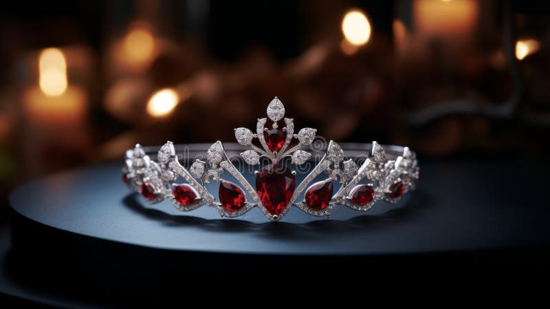 Royal-inspired Ruby and Diamond Tiara Illuminates a Regal Atmosphere ...