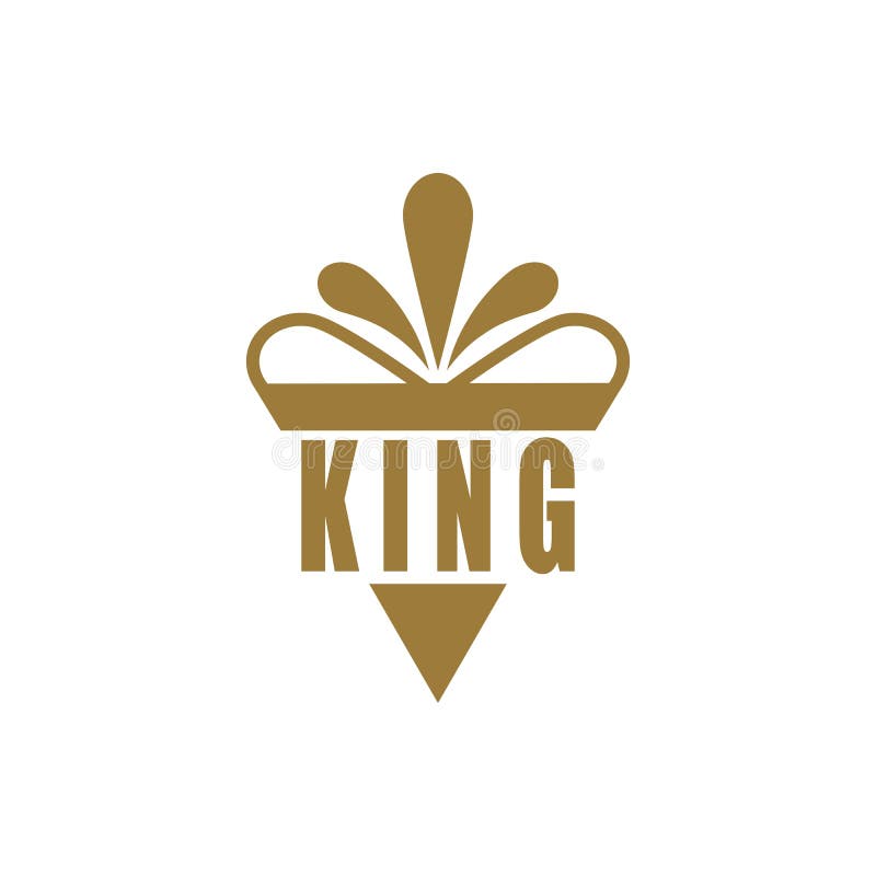 Royal King Queen Crown Elegant Luxury Logo Design Stock Vector ...