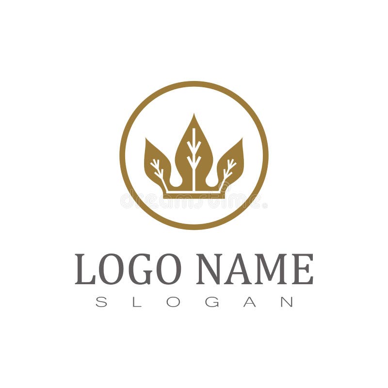 Royal King Queen Crown Elegant Luxury Logo Design Stock Vector ...