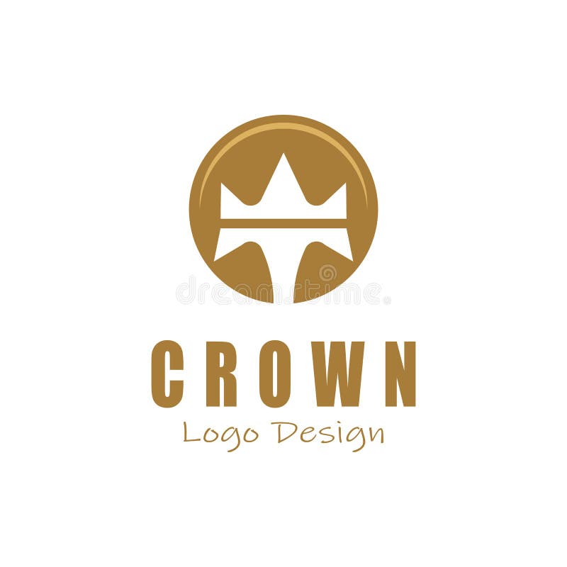 Royal King Queen Crown Elegant Luxury Logo Design Stock Vector ...
