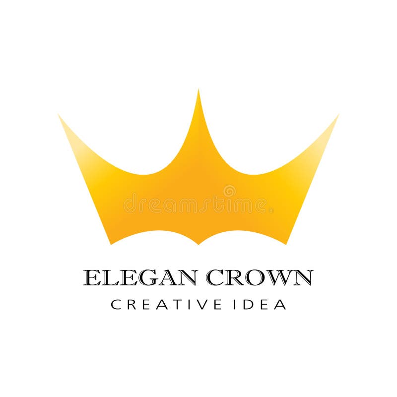 Royal King Queen Crown Elegant Luxury Logo Design Stock Vector ...