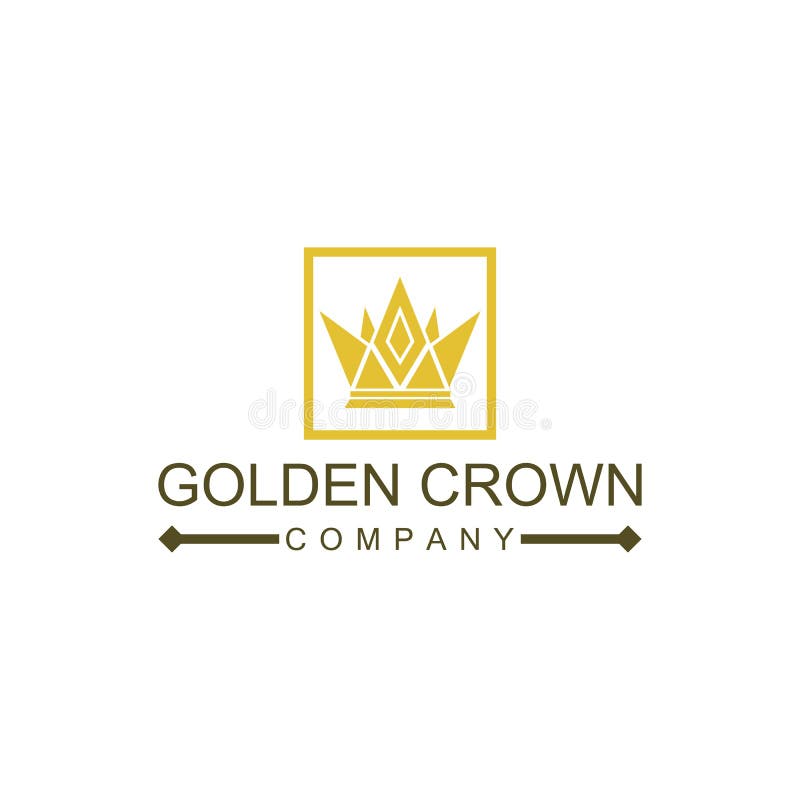 Royal King Queen Crown Elegant Luxury Logo Design Stock Vector ...
