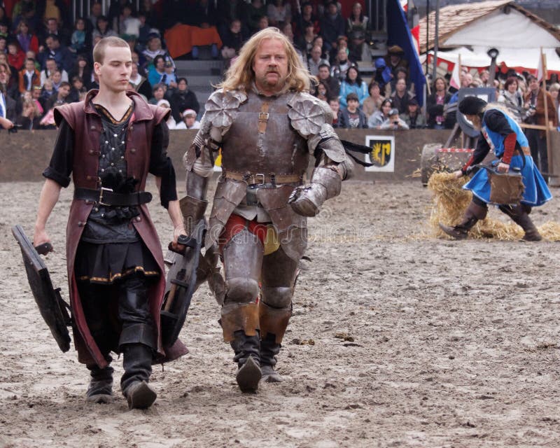 Medieval Knights Used in Battle Editorial Stock Photo - Image of ...